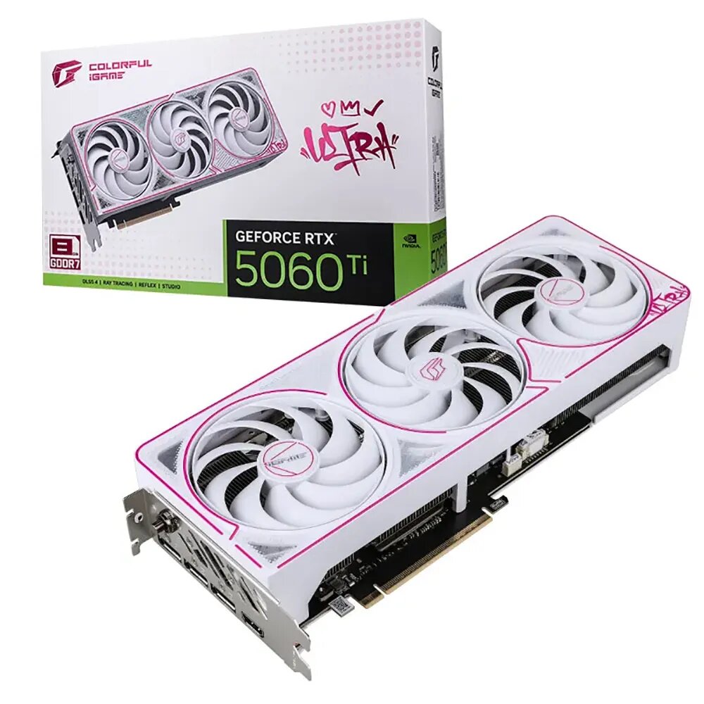 Colorful iGame GeForce RTX 5060 Ti Ultra W OC 8GB видеокарты