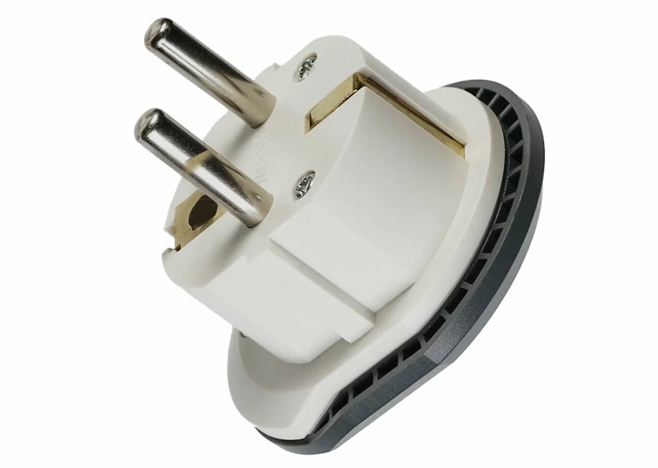 Сетевой переходник Smartbuy SBE-16-S06-W, 16A, 250V, для евророзетки, белый