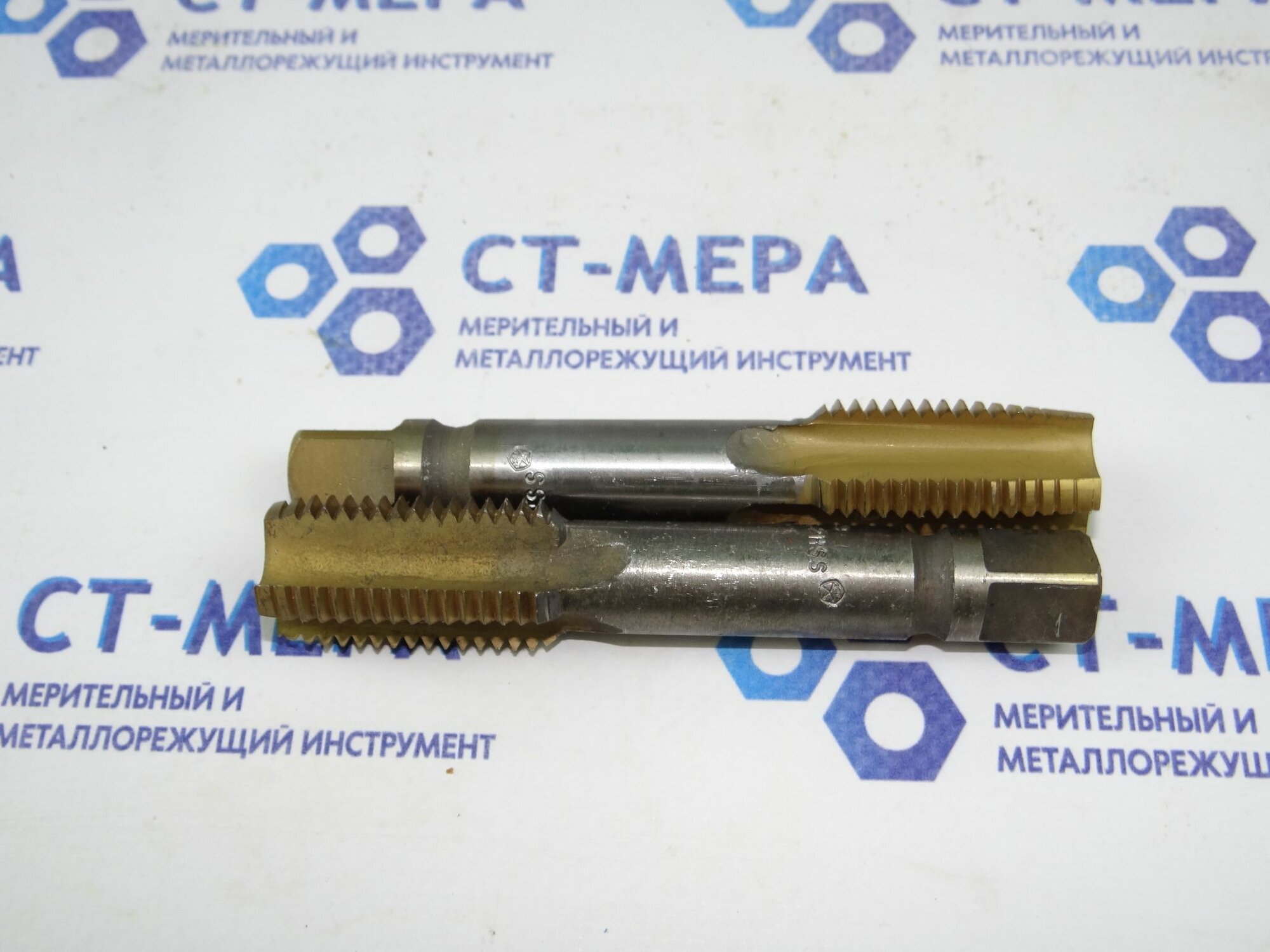 Метчик М22 (к-т из 2-х шт) HSS удлиненные с напылением КиБ