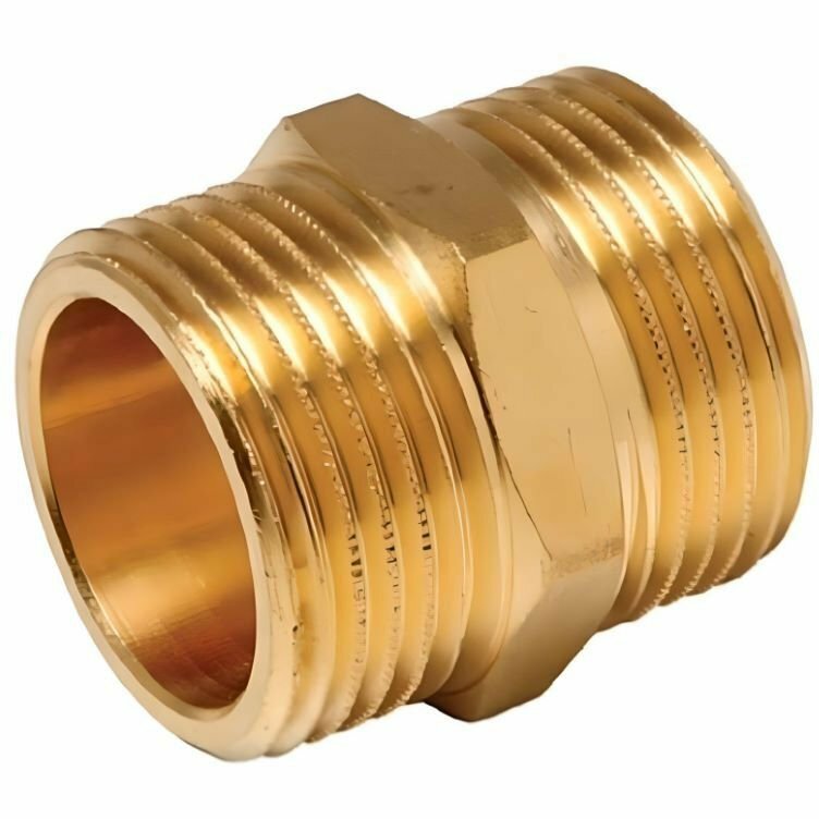 Ниппель Vieir (Виеир) латунь 2 нар х 2 нар (SH88)