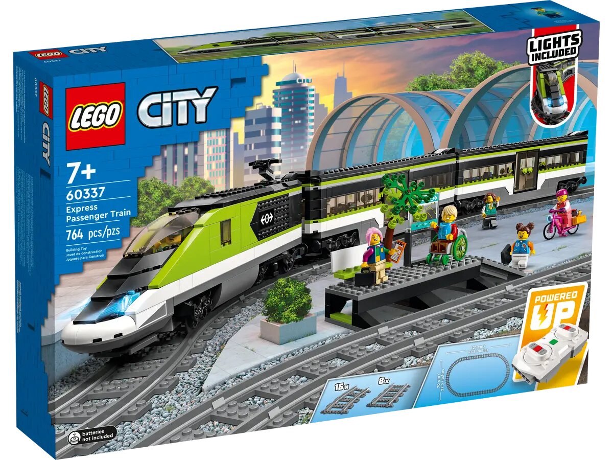 Конструктор Lego City 60337(N)," Пассажирский экспресс-поезд ", 764 детали