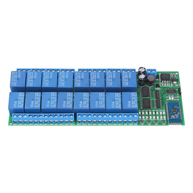 Дистанционное реле DC 12V 16-канальная плата реле Bluetooth беспроводной пульт дистанционного управления переключатель для телефона Android