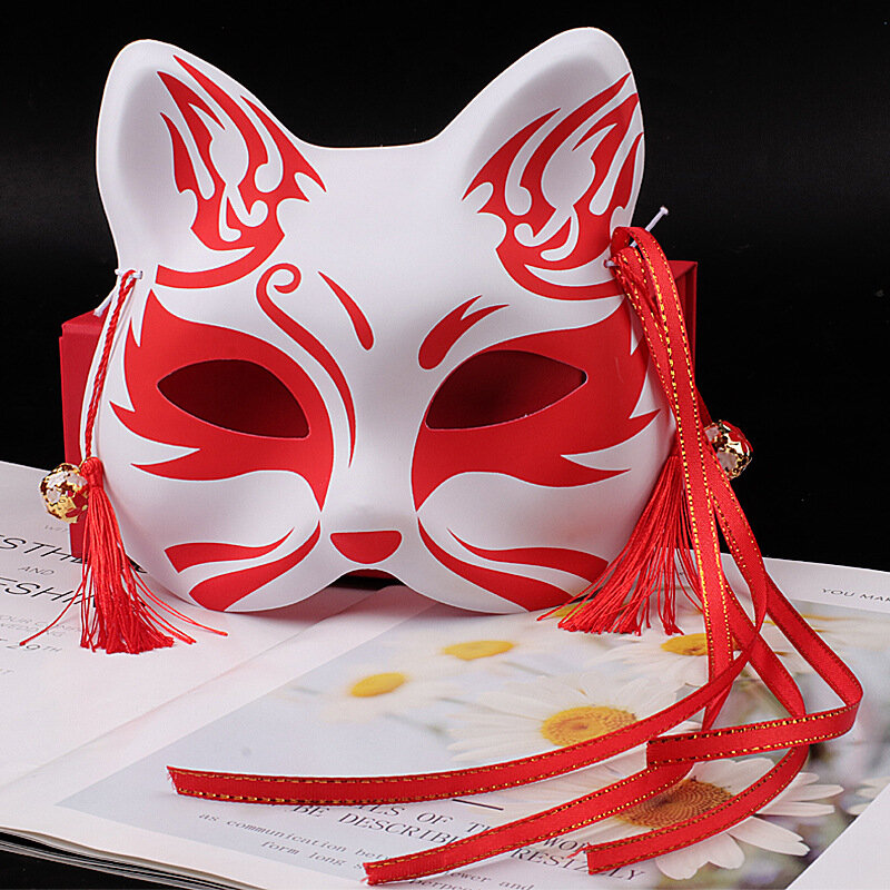 Маска лисы, женская, стиль ленты-Yuqiang-3, для Хэллоуина