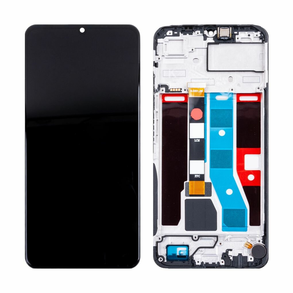 Дисплей для Realme C51 модуль Черный - OR