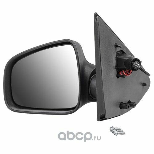 Зеркало боковое renault logan 2/sandero 2014 тросовое обогрев с накладкой левое Bolk BBW307015