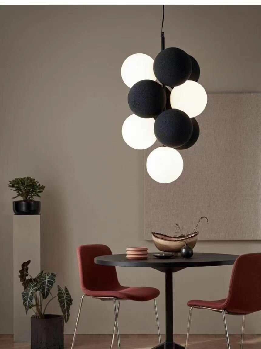 Дизайн потолочного подвесного светильника в стиле пузыря для ресторана, бара, столовой, гостевой комнаты