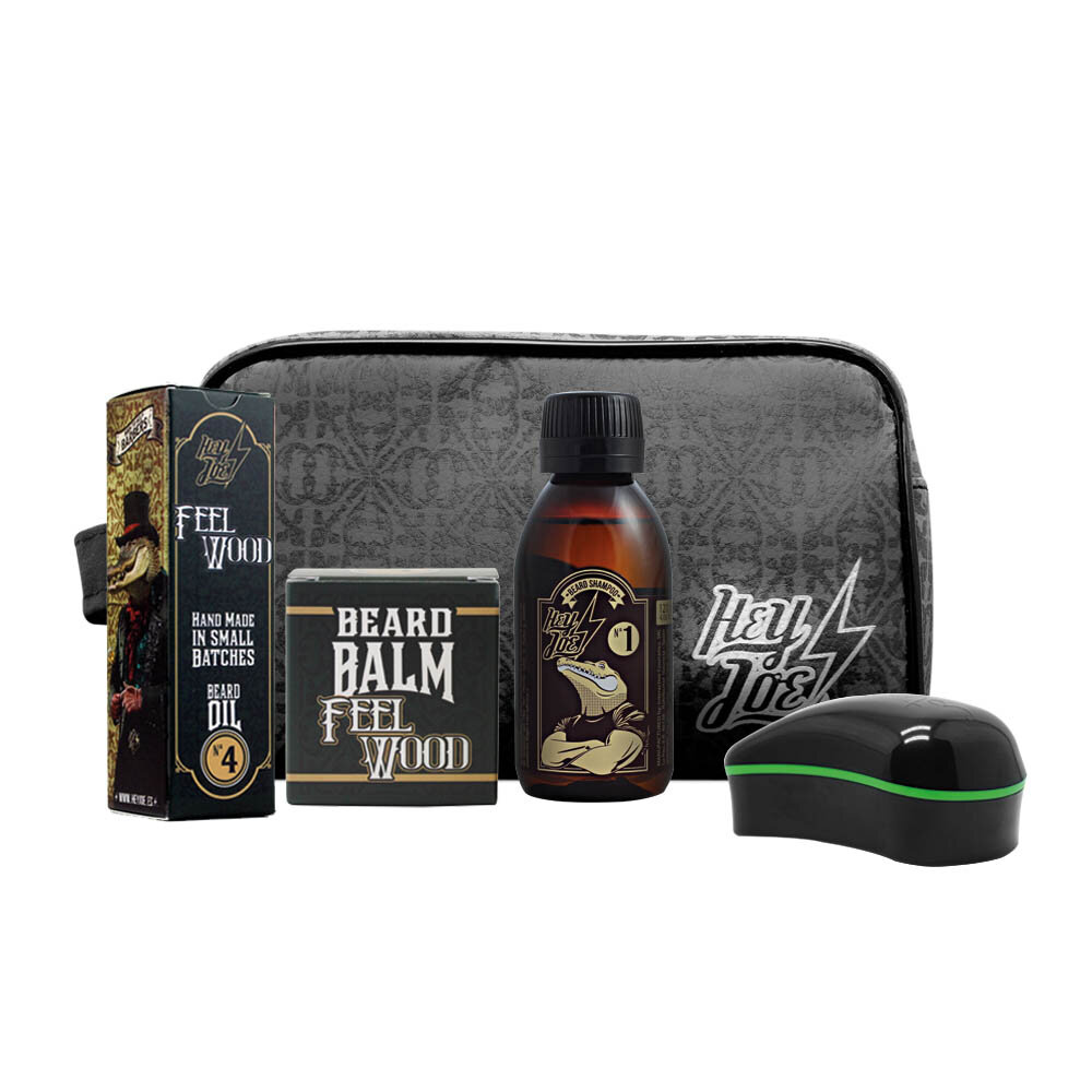 Hey Joe! Bearded Survival Kit Delux Nº 4, набор для ухода за бородой.