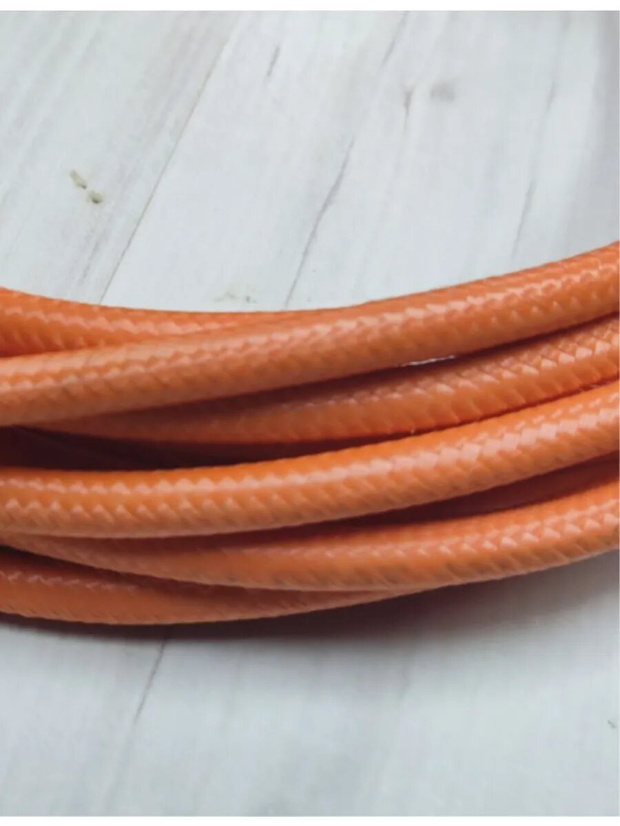 Провод в тканевой оплетке "Ретро Лайн" 3х1,5, оранж, 20м