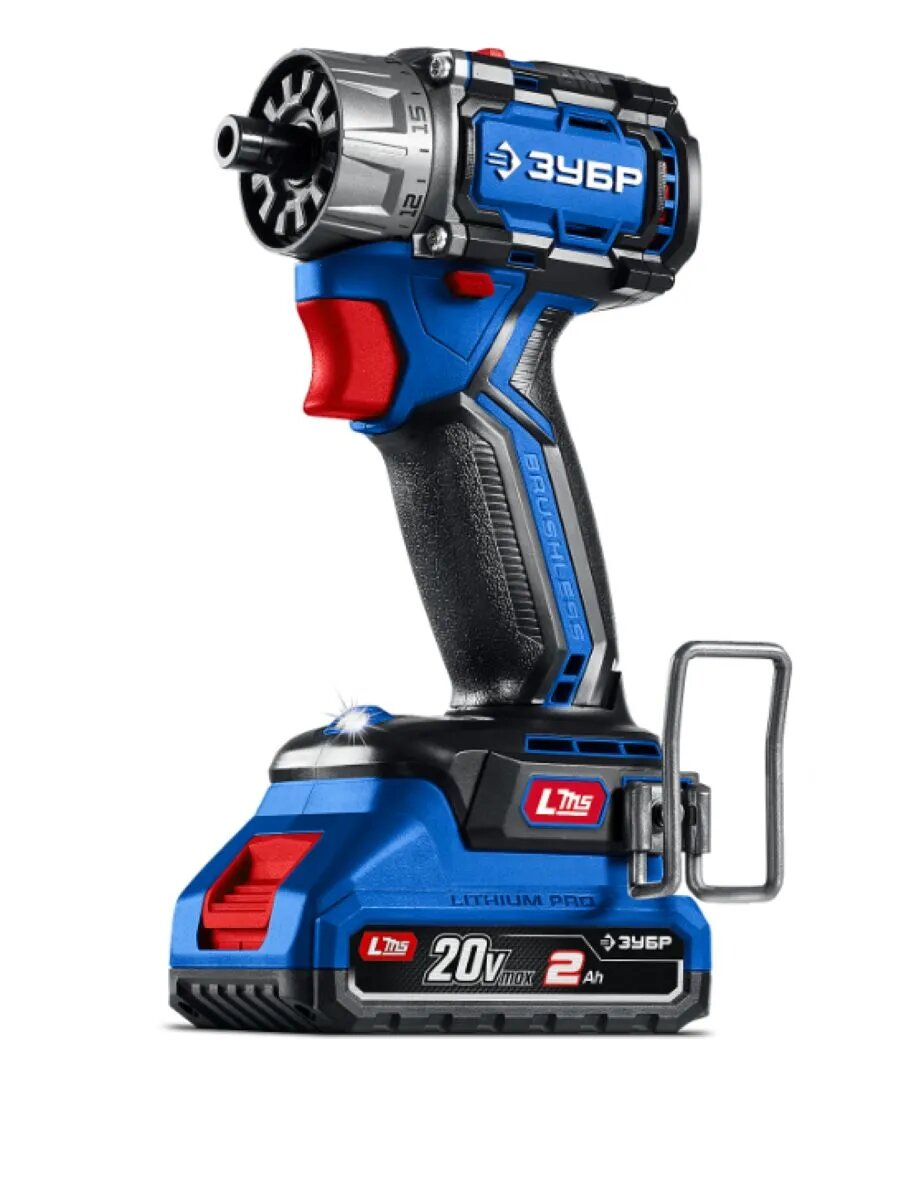 ЗУБР Дрель-шуруповерт Компакт Комби 2 АКБ LMS DB-50-22-H3