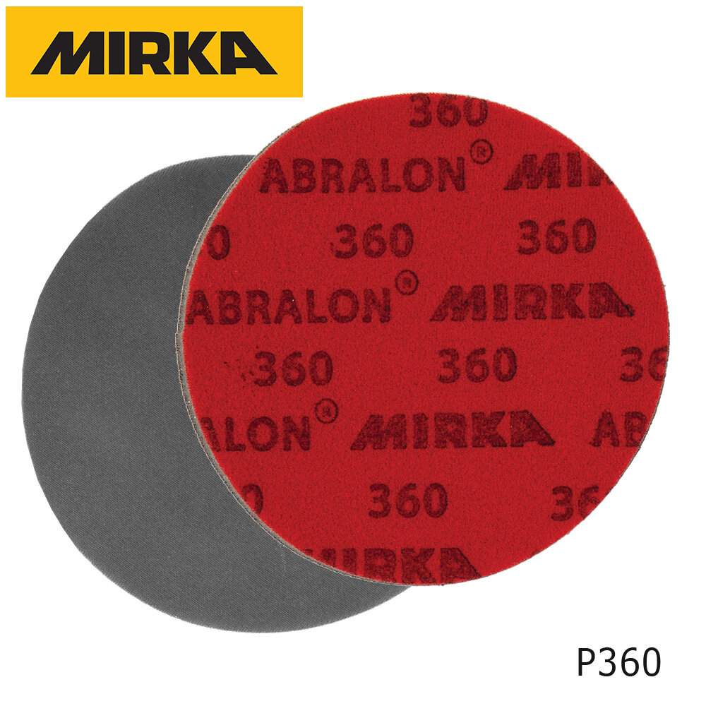 2шт - круг абразивный P 360 150мм ABRALON MIRKA