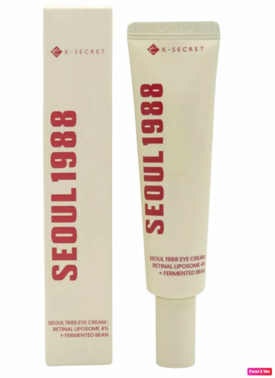 Антивозрастной крем для кожи вокруг глаз K-SECRET SEOUL 1988 Eye Cream: Retinal Liposome 4% + Fermented Bean 30ml