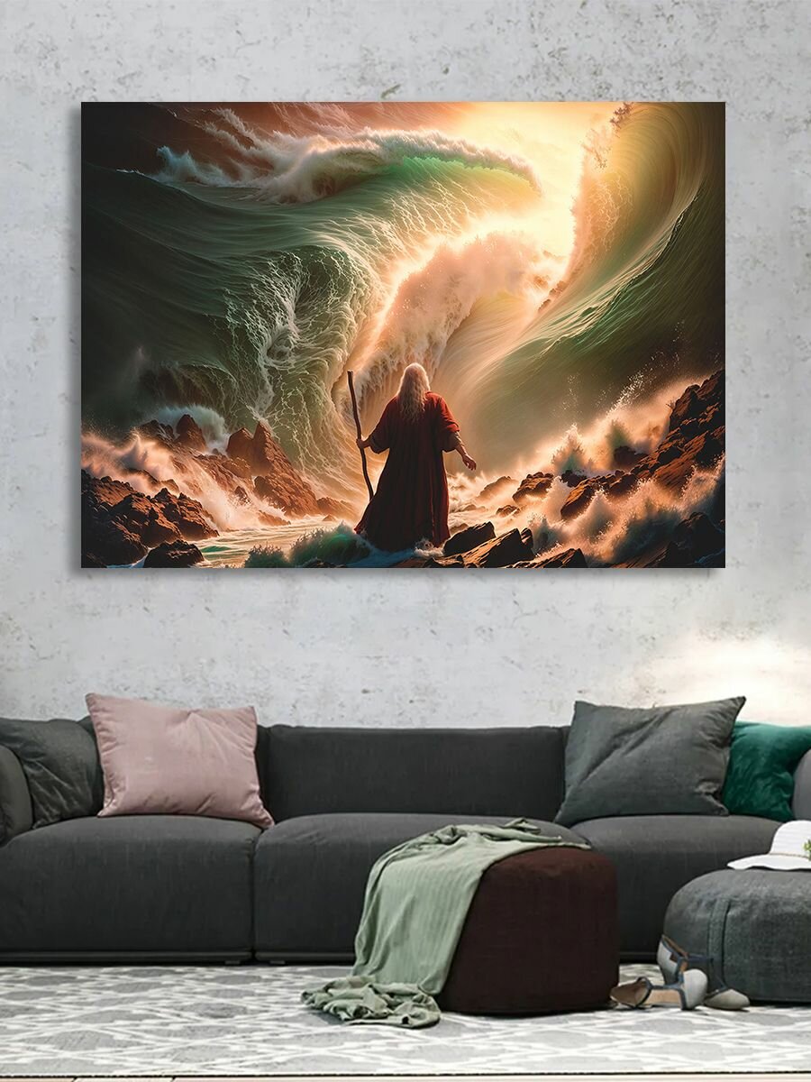 Иисус Христос картина, картины с изображением святых, 40х60 см.