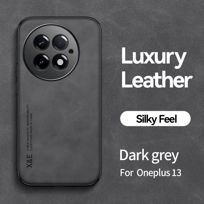 Подходит для OnePlus 13/Оне Плас 13 Чехол для смартфона, с защитой камеры и противоударным кожаный, 1+ 13, подставка, soft touch,360° Полная защита, резина, пластик, искусственная кожа, защита камеры