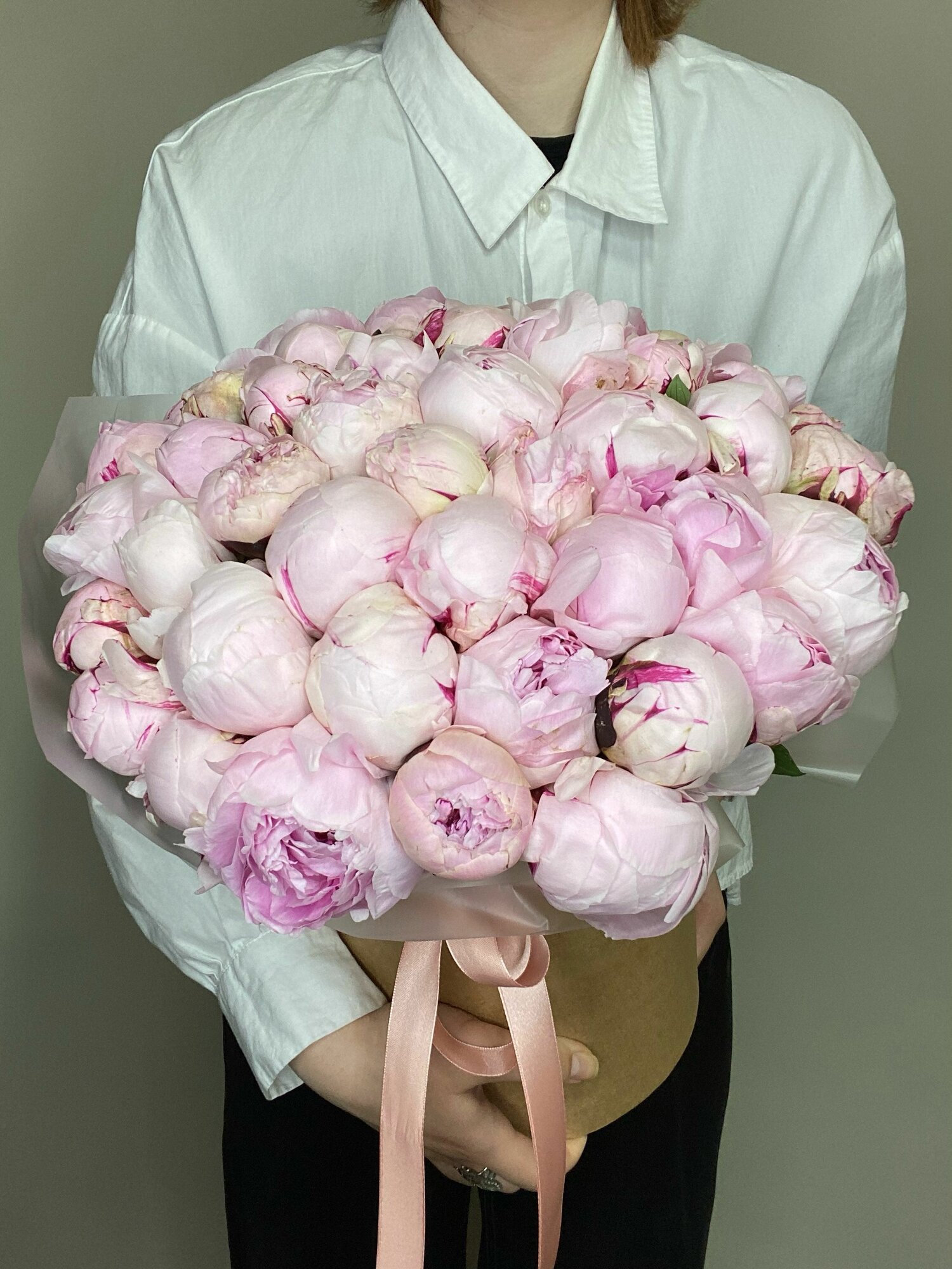 Коробка пионов