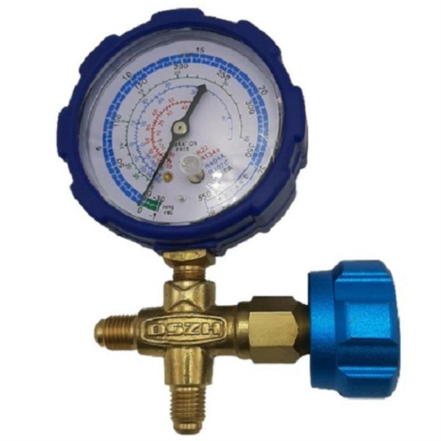 DSZH WK-466L манометрический одновентильный коллектор для работы с фреонами R22, R134A, R410A, R407C