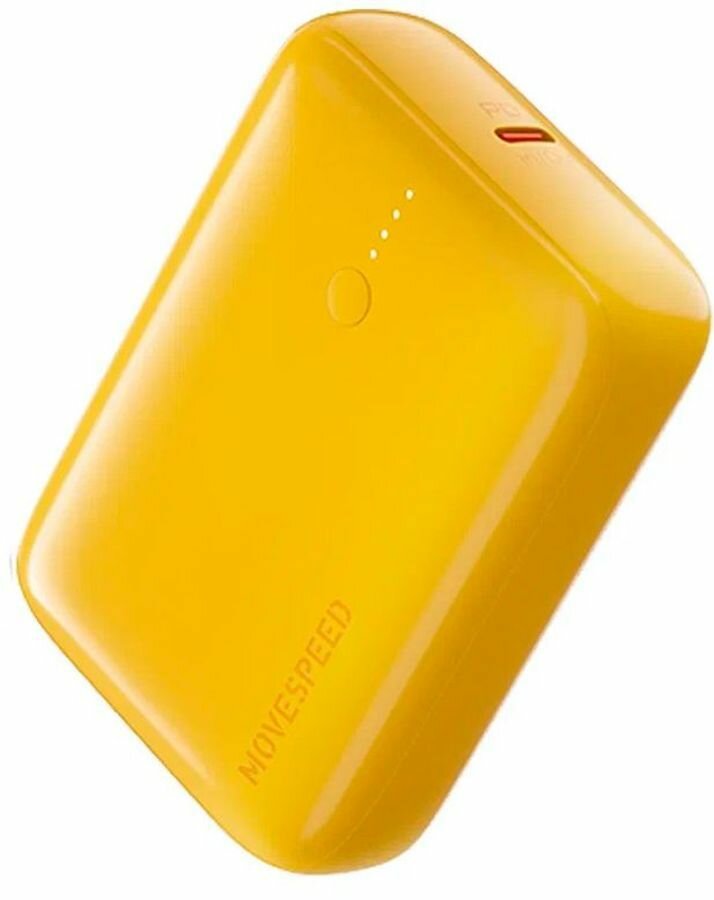 Внешний аккумулятор Movespeed YSPBQ10-22 10000mAh USB-A/USB-C желтый