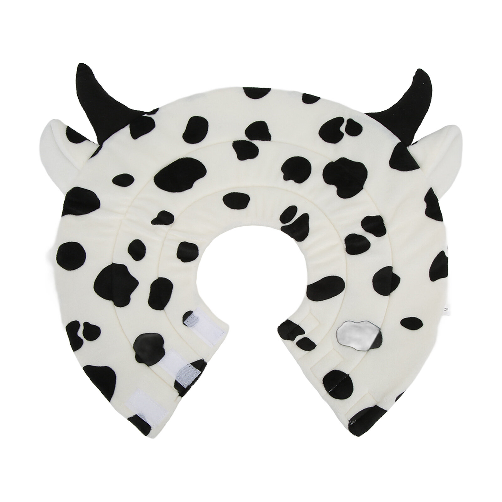 Регулируемый ошейник с рисунком коровы для кошек Элизабет Конус после операции для собак и кошекM