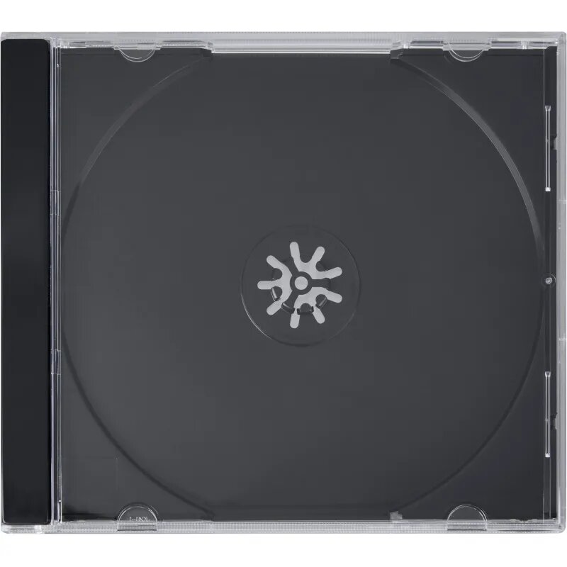 Бокс для CD дисков один. черн. CDB-jb 10шт в уп 2192483