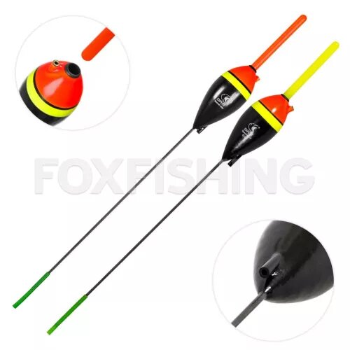 Поплавок Expert 202-02 4гр. 20,5см. 2шт. антенна 4,5мм. /цв. Красный+Шартрез