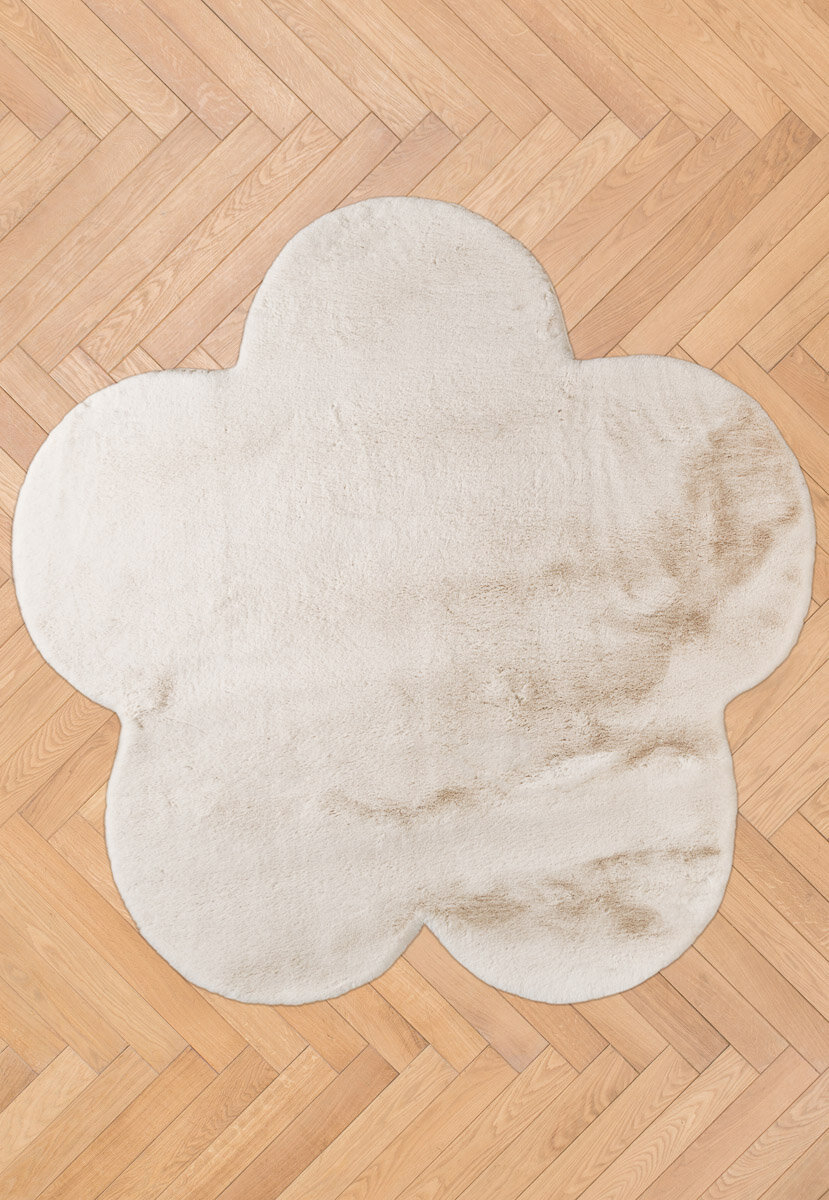 Ковер пушистый 90*90 см Rabbit Rex E5 Flower фигура