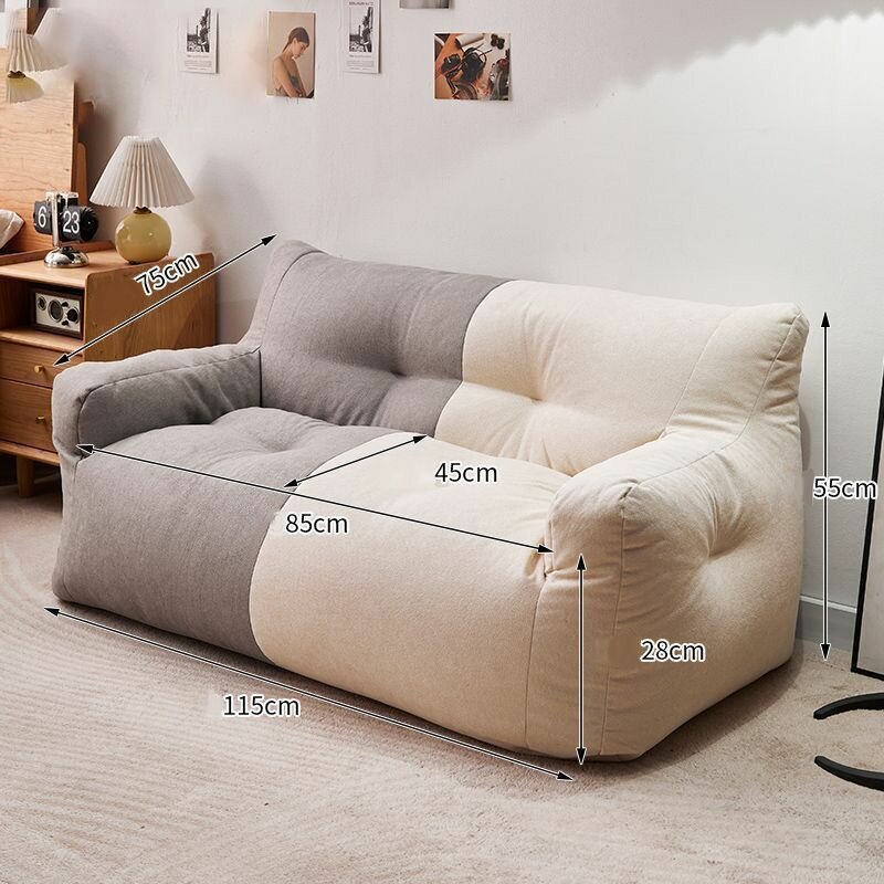 Пуфик мешок мини диван, диван кровать в детскую, Подходит для офисов, коридоров, салонов красоты, балконов, 115x55x45 см. -hz