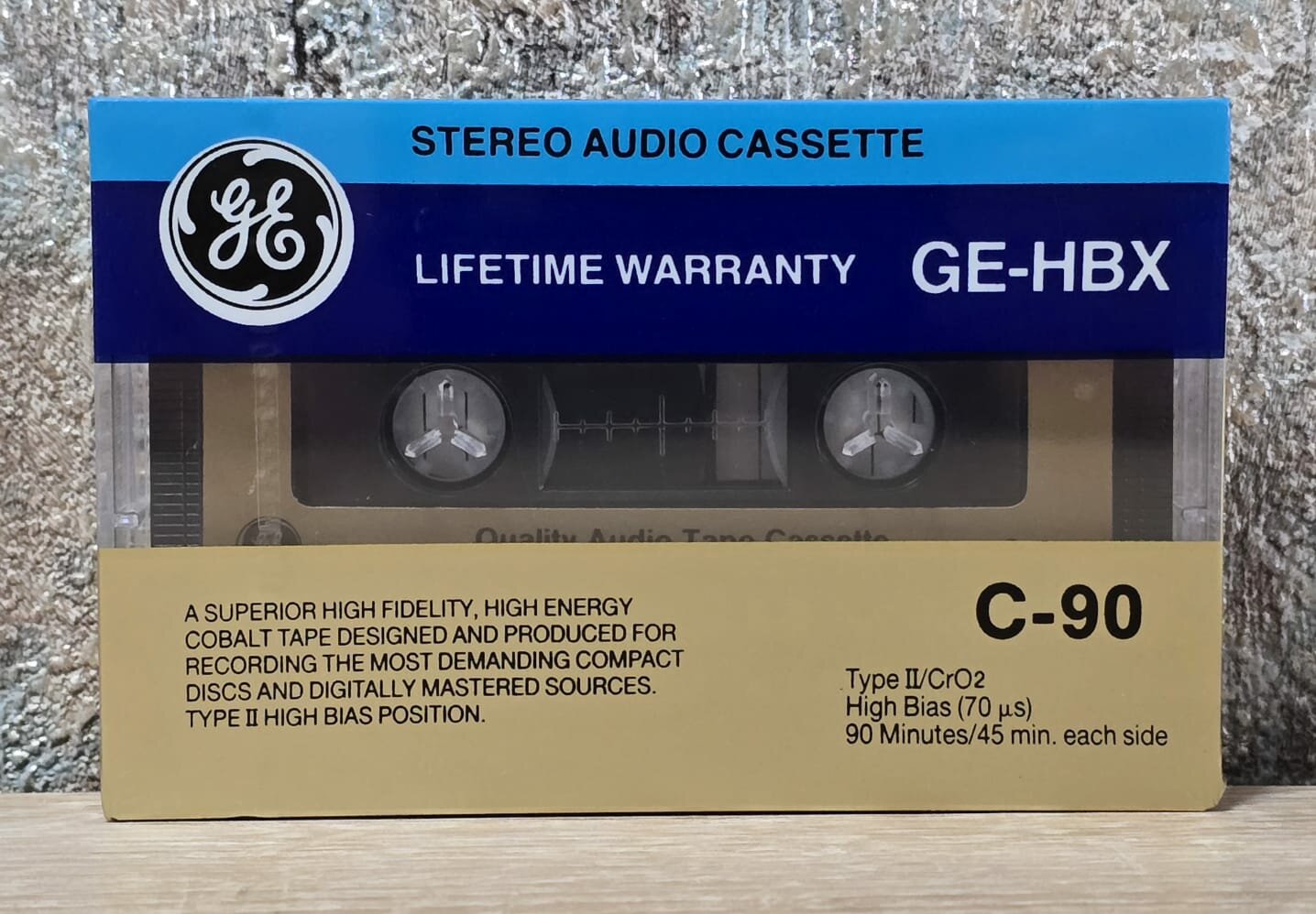 Аудиокассета GE HBX C90