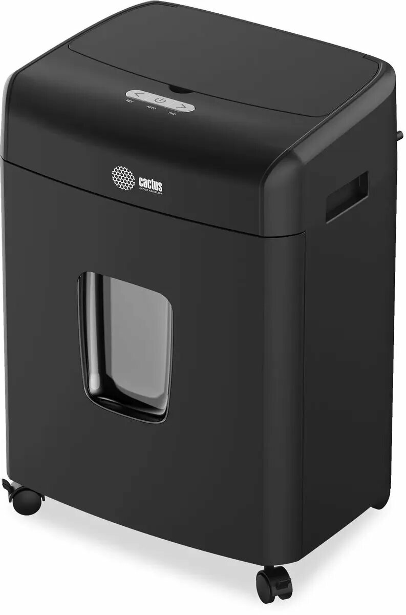 Уничтожитель бумаг Cactus CS-SH-D6, с автоподачей, P-4, 4х12 мм, 120 лист. одновременно, 23л