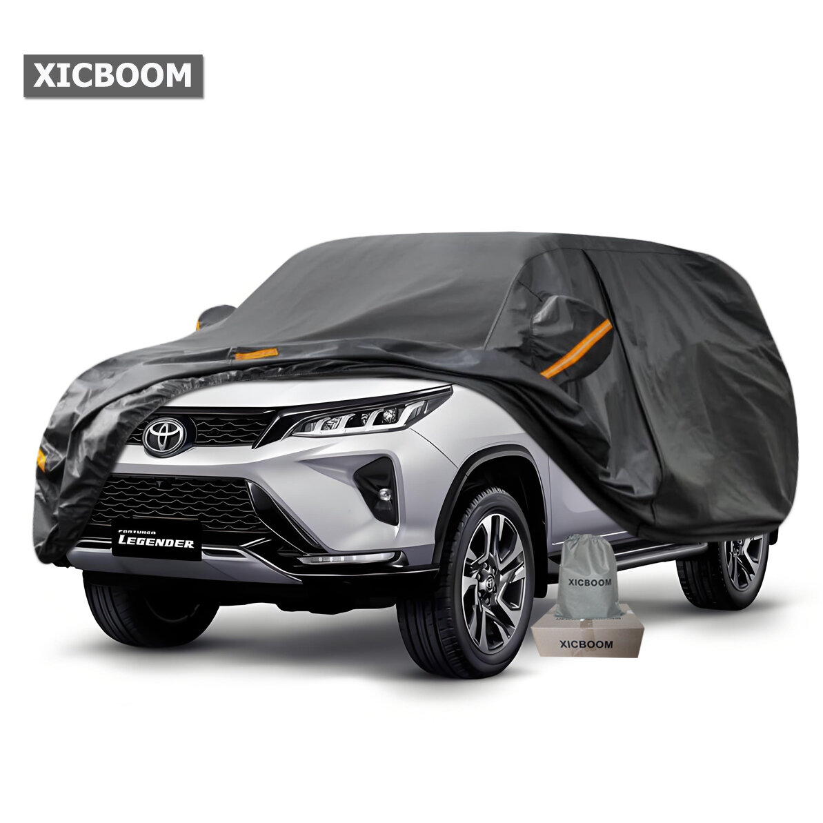XICBOOM Чехол на автомобиль Toyota Fortuner, Мембранные материалы, Ткань, 1 шт.
