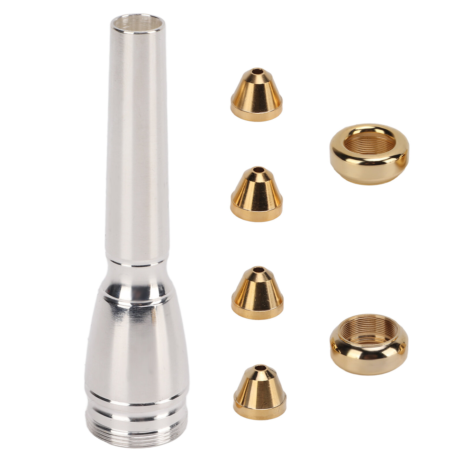 Мундштук для трубы набор полированных металлических труб часть 3C 3B 2C 2B Музыкальные инструменты аксессуары для игры