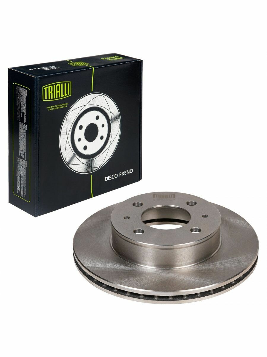 Диск тормозной передний TRIALLI DF084102 для а/м Hyundai Accent LC, Accent ТагАЗ, 241х19 мм.