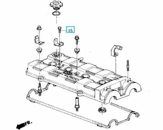 Болт с фланцем 6х10; Артикул honda: 960010601007 (Оригинал)