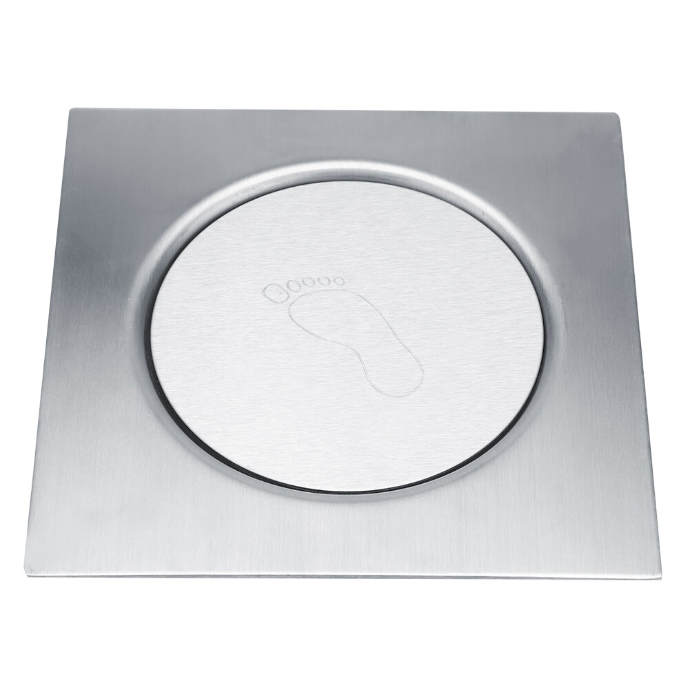 Педали педали из нержавеющей стали. Слив пола на пол для ванной комнаты в гараже для ванной комнаты (#3)