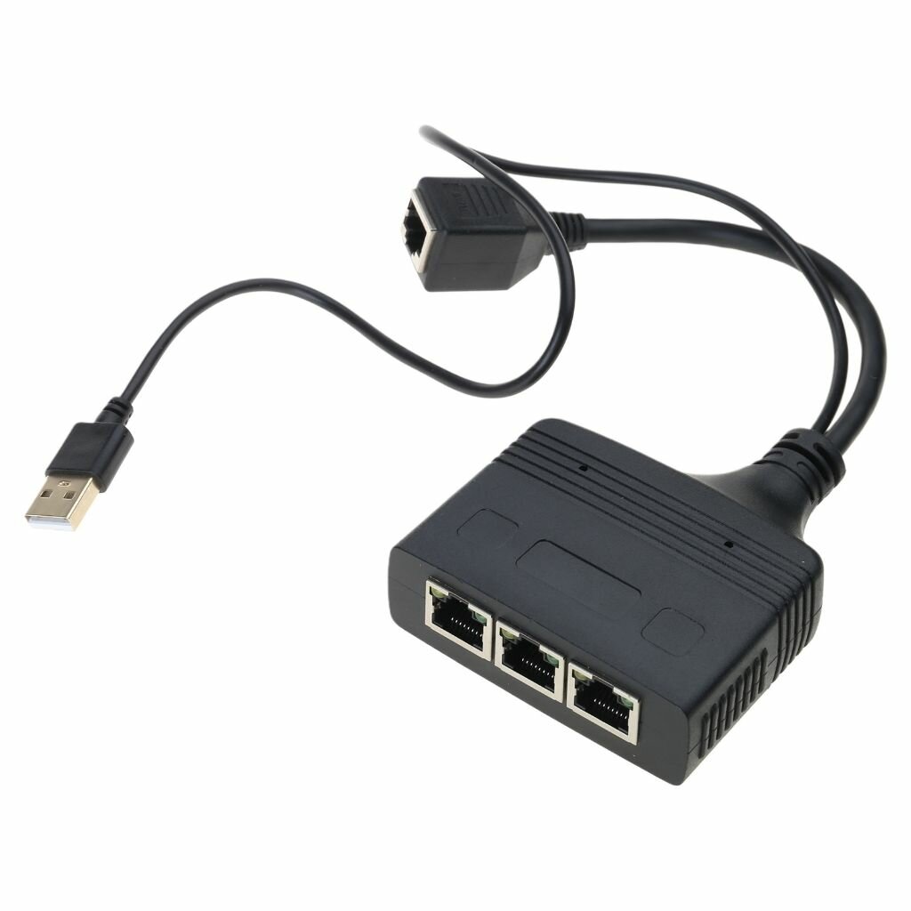 RJ45 Разветвитель Ethernet 1 в 2/3/4