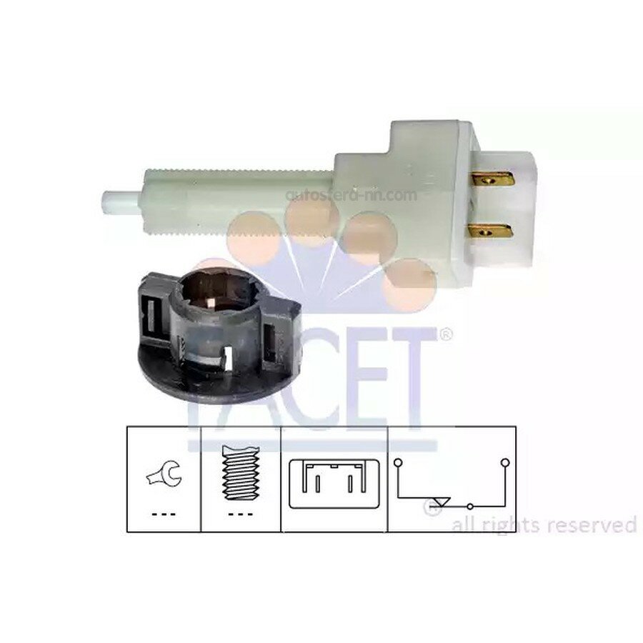 FACET 71129 Датчик стоп-сигнала SEAT CORDOBA I 1.0