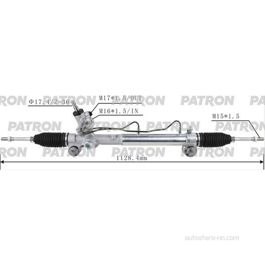 PATRON PSG3202 Рейка рулевая гидравлическая TOYOTA: Camry 2001-06