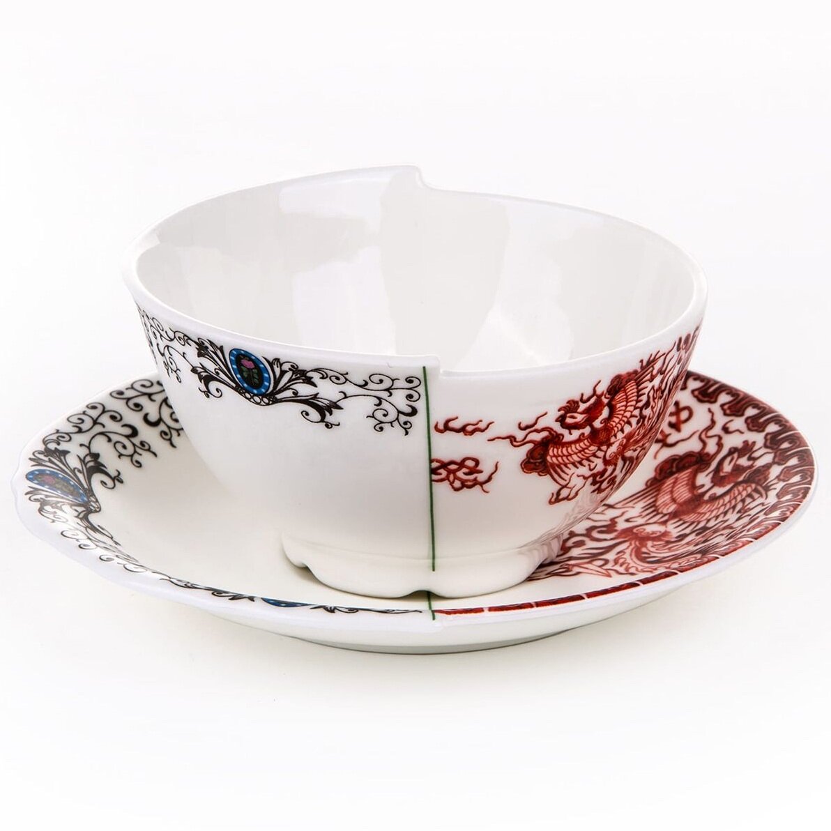 Чайная пара Seletti Hybrid Tea Cup Zora 09744