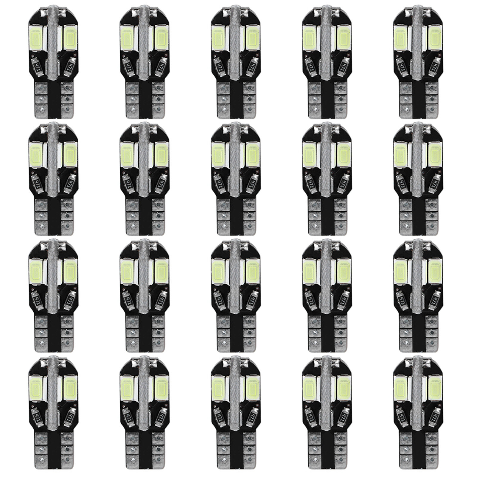20pcs 8LED Car Side Wedge Light Bulb for Canbus T10 194 168 W5W 5730