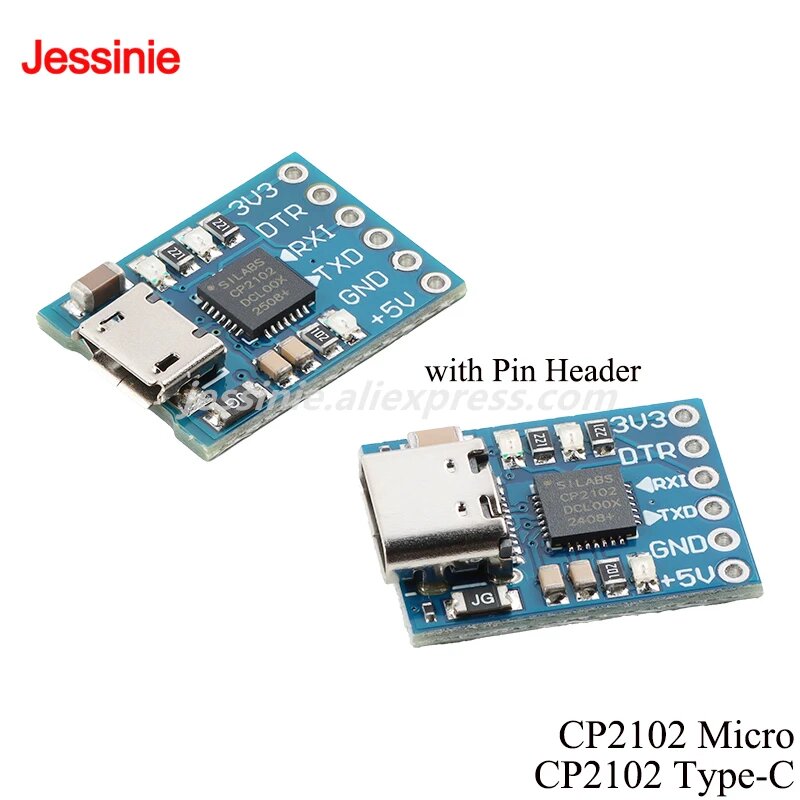 CP2102 Micro USB to UART TTL Модуль, 10pcs — фото 1