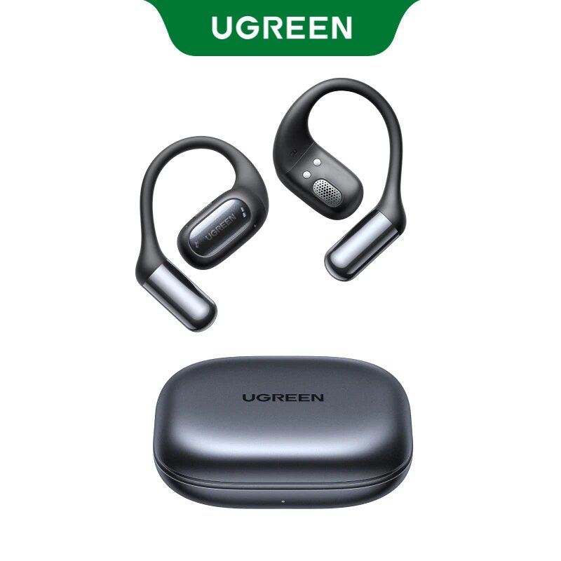 Наушники UGREEN FitBuds Black Bluetooth 6.0