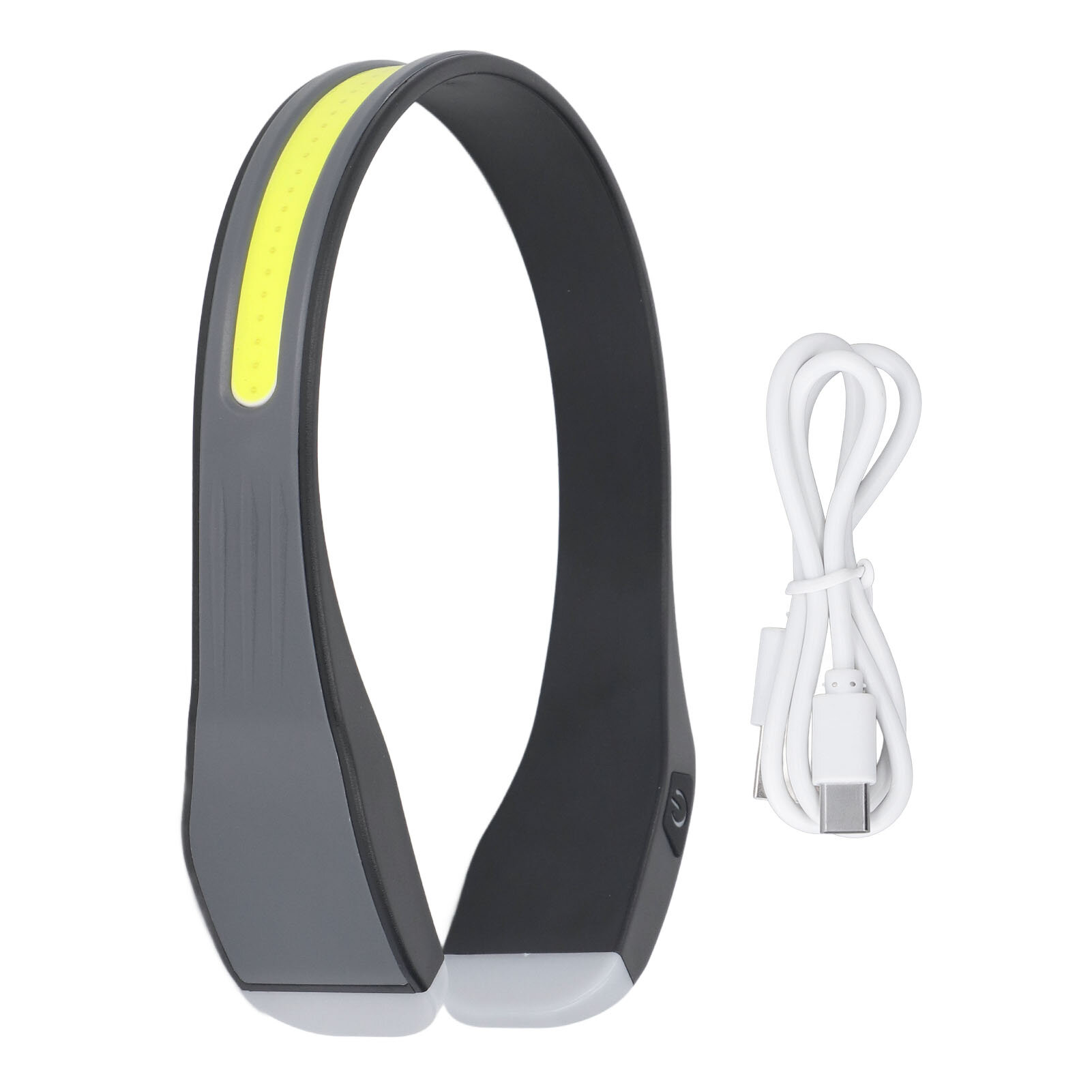 Перезаряжаемый светодиодный налобный фонарь COB с защитой IPX4 от воды и пыли, предназначенный для работы и бега.