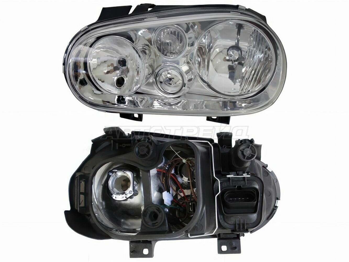 Фара левая, электрокорректор, без туманки для Фольксваген Гольф 4motion арт ST4411130L SAT