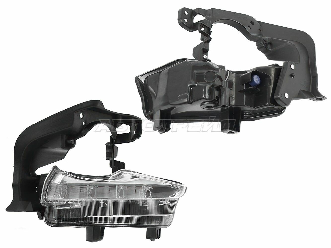 Фонарь габаритный правый, с ДХО для Тойота Хайлендер Клюгер арт ST3121654R SAT