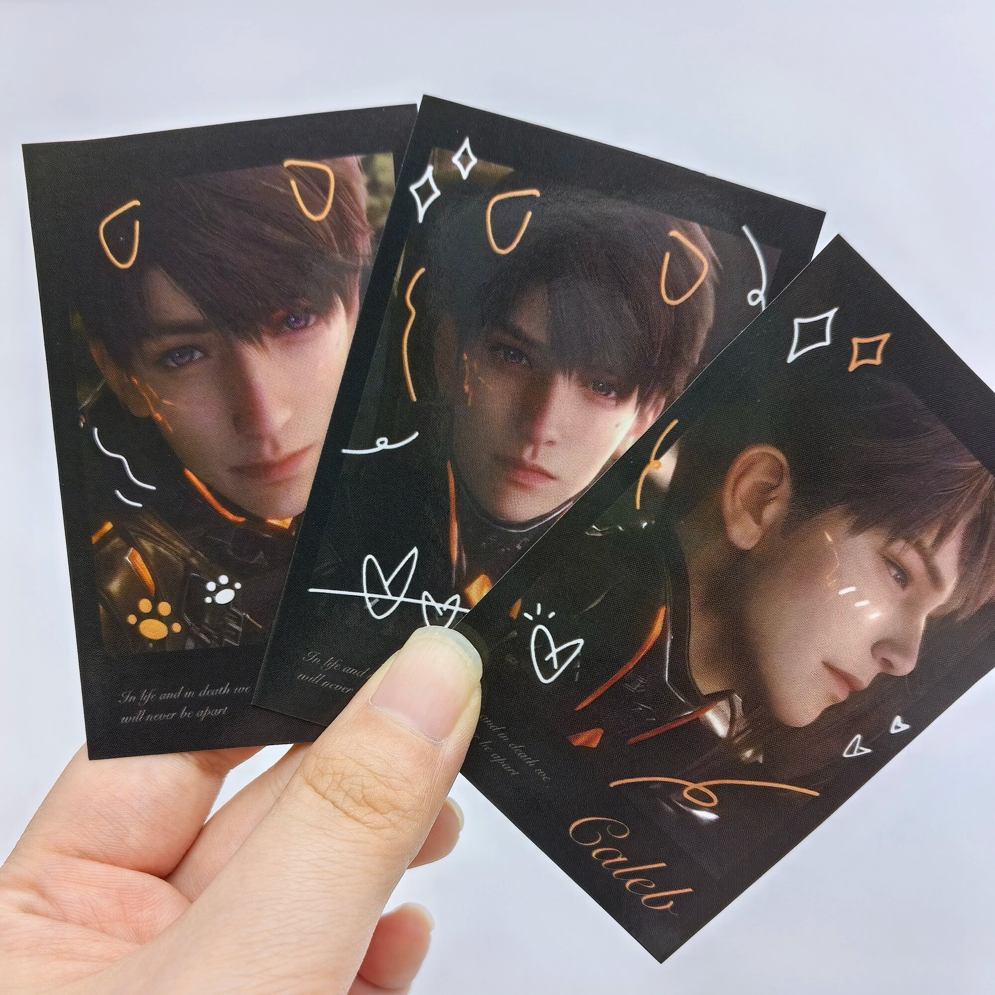 1 комплект, новая игра Love and Deepspace Caleb, красивая коллекционная открытка, открытка, подарок на день рождения для девочек, красивая игра, разноцветные карты