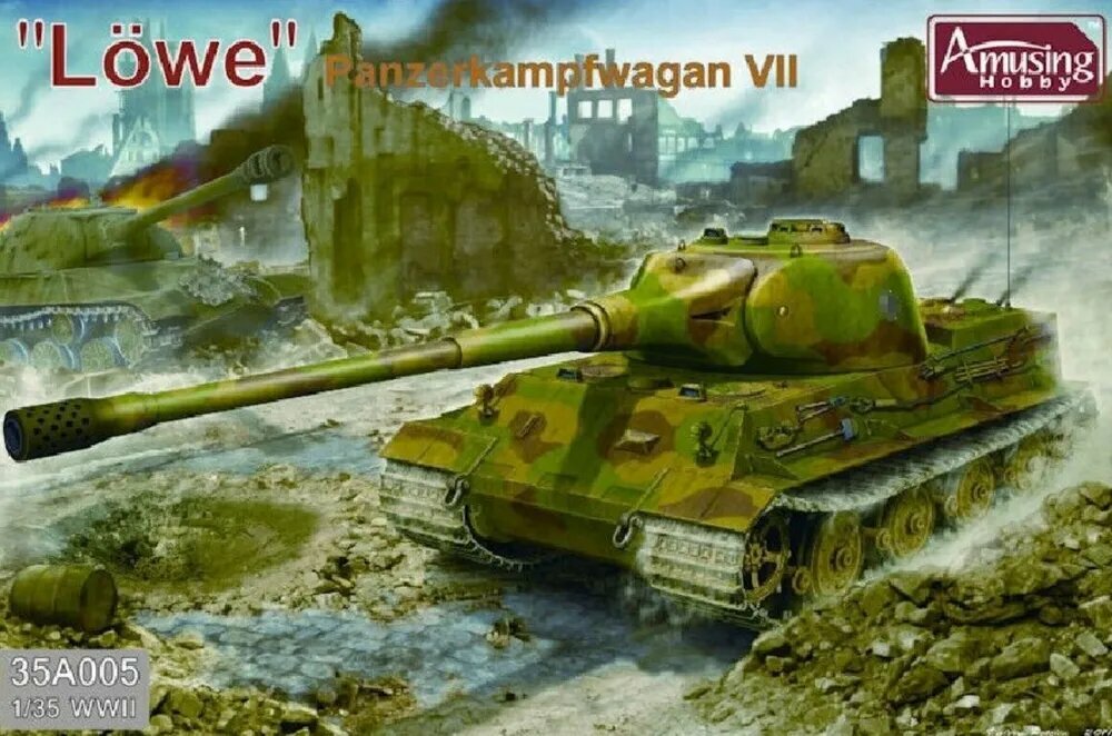 Amusing Hobby 35A005 1/35 Модель сборки танков Panzerkampfwagan VII "Lowe"