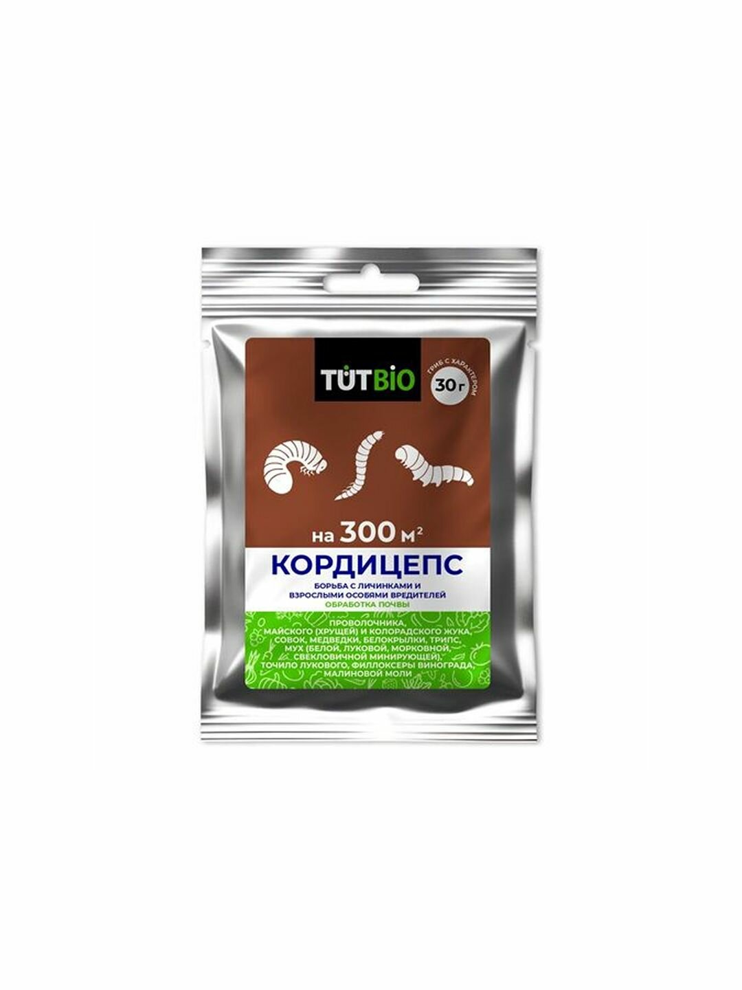 Биоинсектицид кордицепс обработка почвы ТУТ БИО 30г