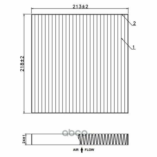 Фильтр для а/м FAW Bestune T77 (18-) (салон.) (CRV55003) CarvilleRacing CRV55003