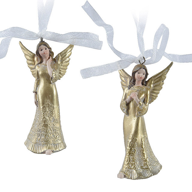 Набор елочных игрушек Рождественское Чудо - Holy Feast 9 см, 2 шт, Kaemingk, 514848-набор