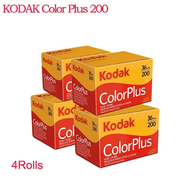Кодак ColorPlus 200 плёнка 35мм 4pcs
