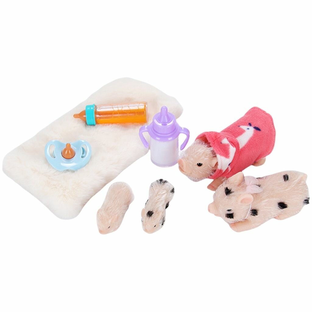 Имитация свиньи, силиконовая игрушка-свинка для детей, жизнь как реборн, поросенок, мягкая фигурка животного, коллекционный подарок