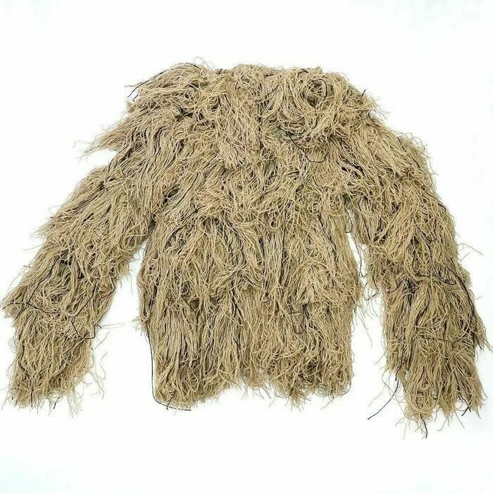 Маскировочный костюм Леший для охоты и засидки легкий, бесшумный, 3D-камуфляж из полиэстера, не впитывает влагу